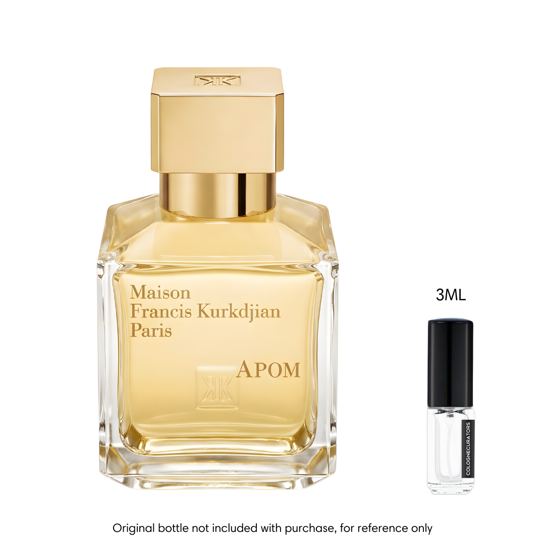 Apom EDP Fragrance Sample by Maison Francis Kurkdjian – colognecurators