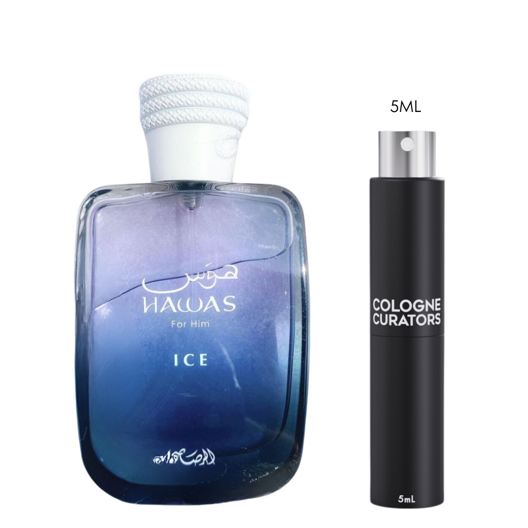 Hawas Ice EDP Fragrance Sample by Rasasi